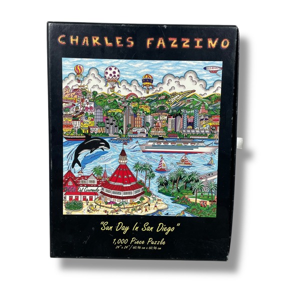 Charles Fazzino | Games | Charles Fazzino Sun Day In San Diego 00 Piece ...
